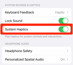 What Are iPhone System Haptics? How to Turn Them On or Off