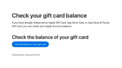 How to Check Your Apple Store Gift Card Balance (2025 Guide)
