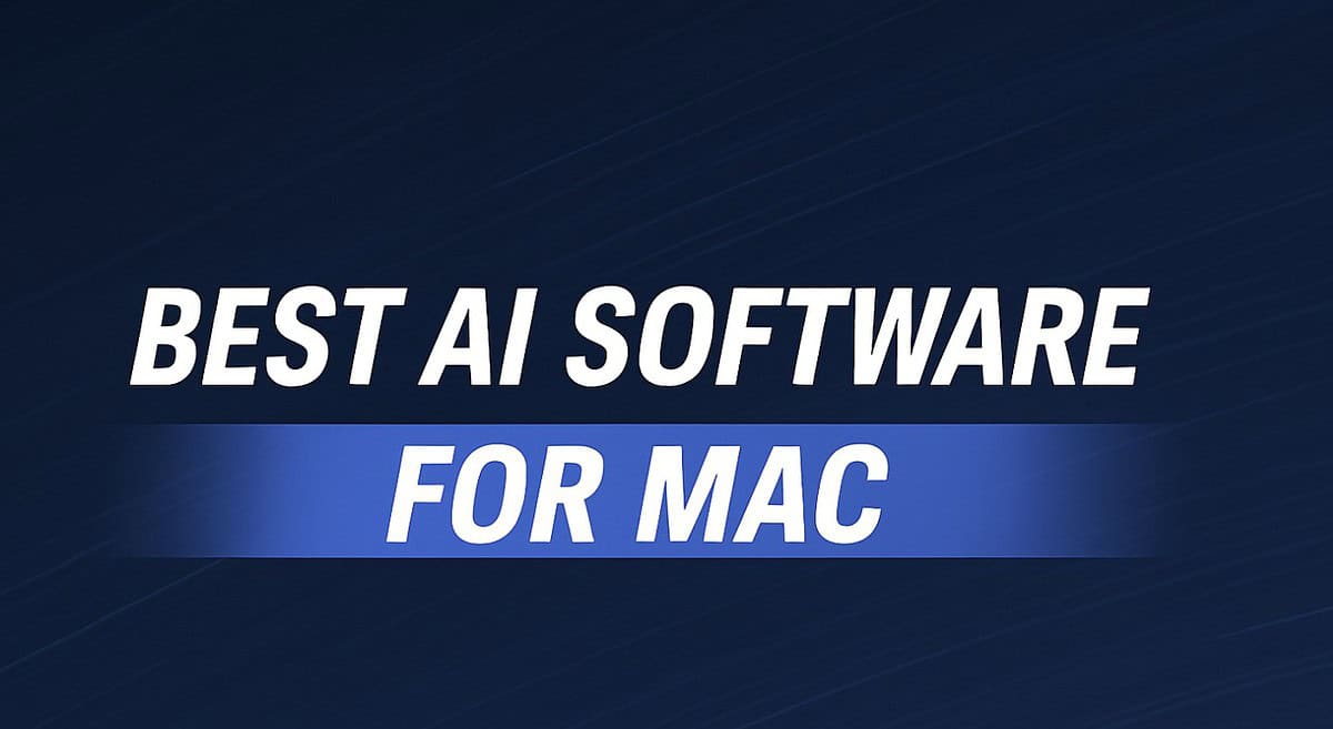 10 Best AI Software for Mac in 2025