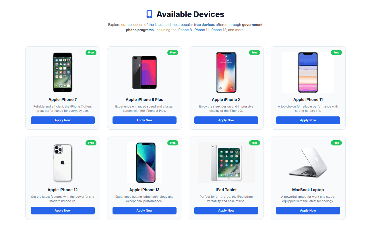 What is the Free iPhone Government Program & How to Apply