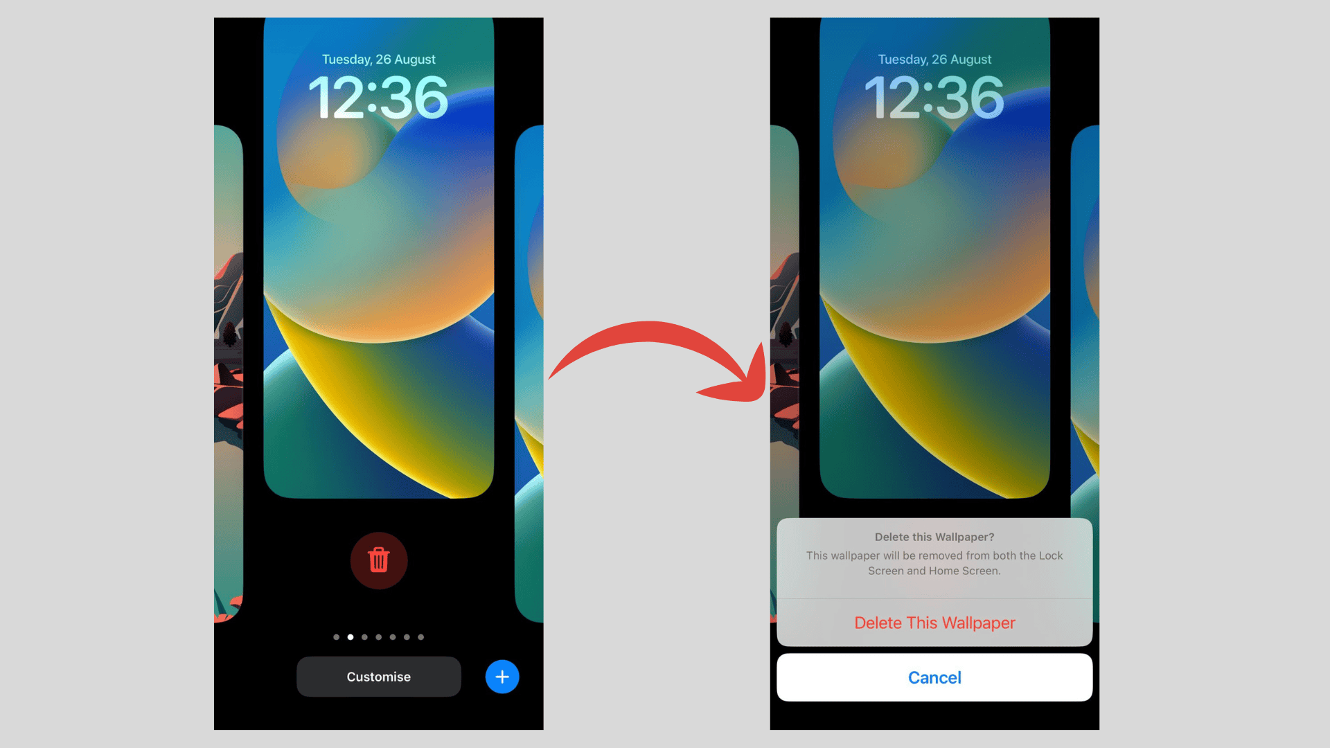 How to Delete Wallpapers on iPhone [Via Lock Screen & Photos]