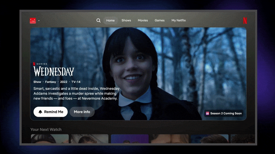 New Design for Netflix tvOS App Now Available