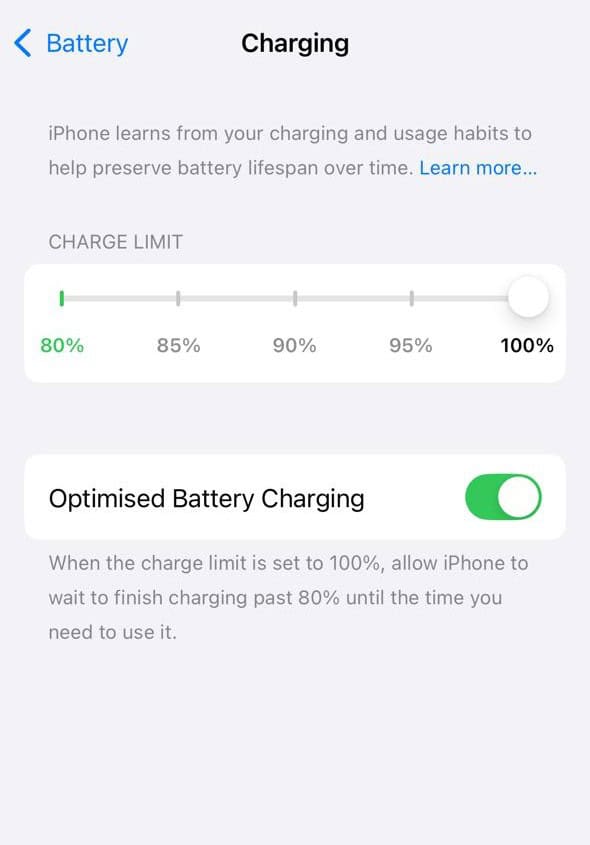 What is Optimized Battery Charging on iPhone [Steps to Disable]