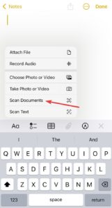 How to Scan a Document on iPhone 16