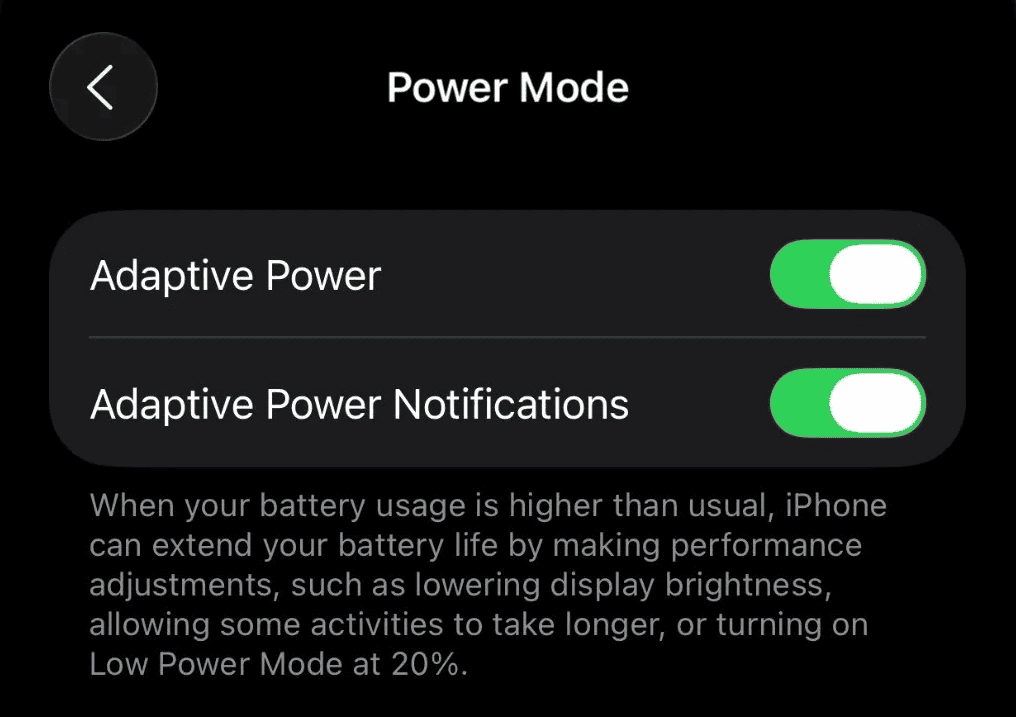 What is Adaptive Power Mode in iOS 26: Compatibility, Features, and ...