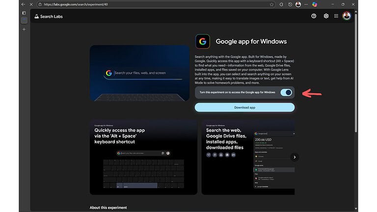 Google’s New Windows 11 App Feels Like macOS Spotlight