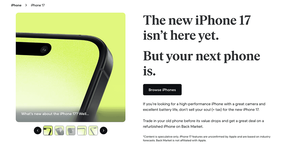 Buying an iPhone 17 on Back Market: What You Need to Know