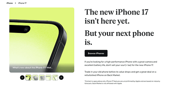 Buying an iPhone 17 on Back Market: What You Need to Know