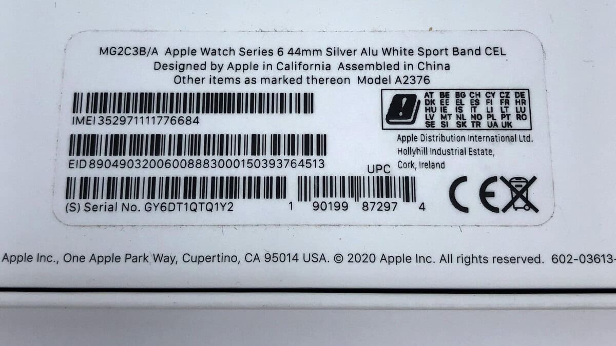 How to Find Apple Watch IMEI and Serial Number