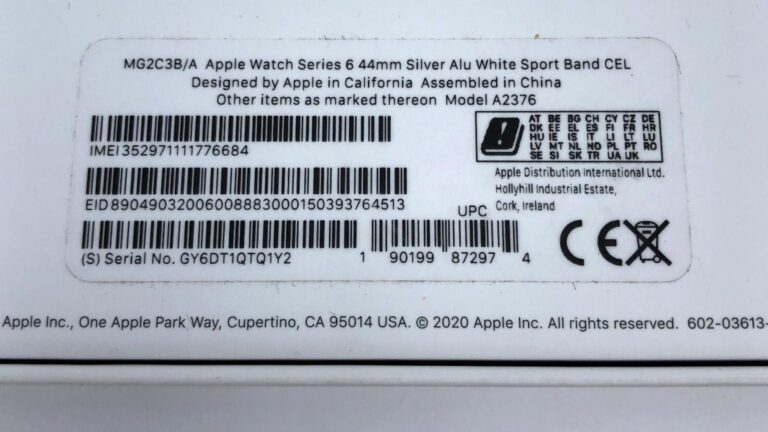 How to Find Apple Watch IMEI and Serial Number