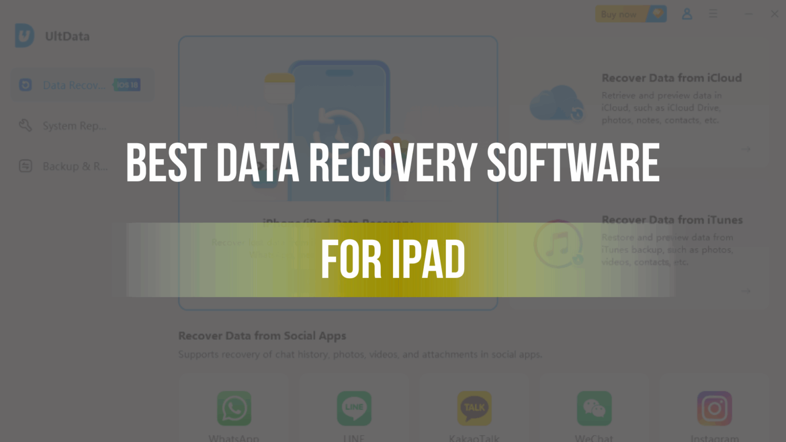 8 Best iPad Data Recovery Tools to Get Back Lost Files (2025 Guide)