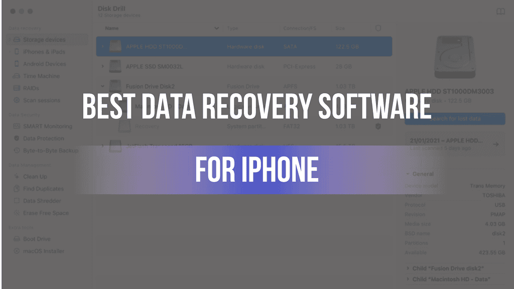 8 Best iPhone Data Recovery Software in 2026 (Tested & Compared)