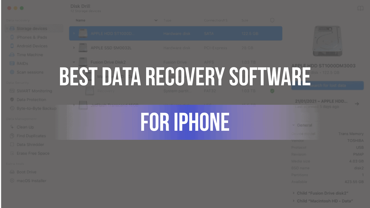 8 Best iPhone Data Recovery Software in 2025 (Tested & Compared)