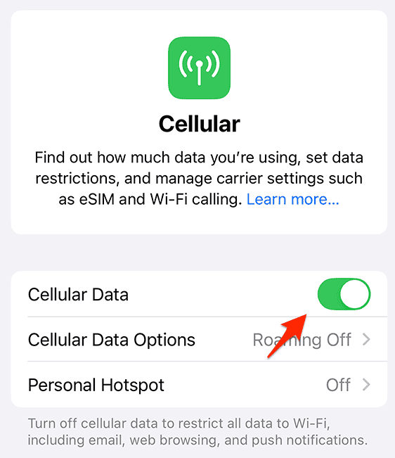 How to Fix Cellular Data Not Working in iOS 26