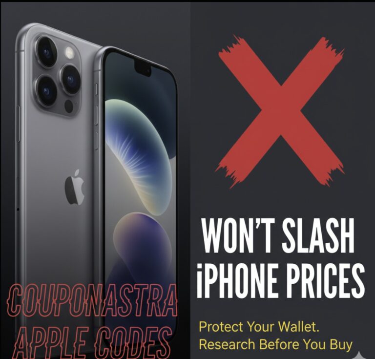 No, those CouponAstra Apple codes won’t slash iPhone prices