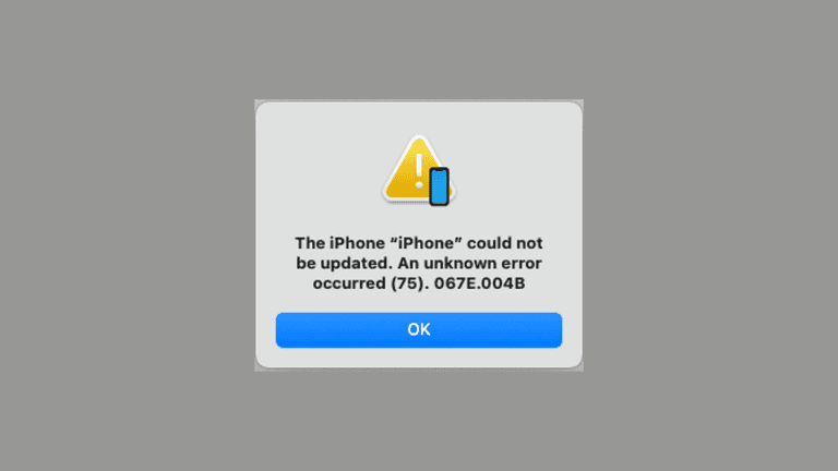 iPhone Error 75 on iTunes: 8 Fixes