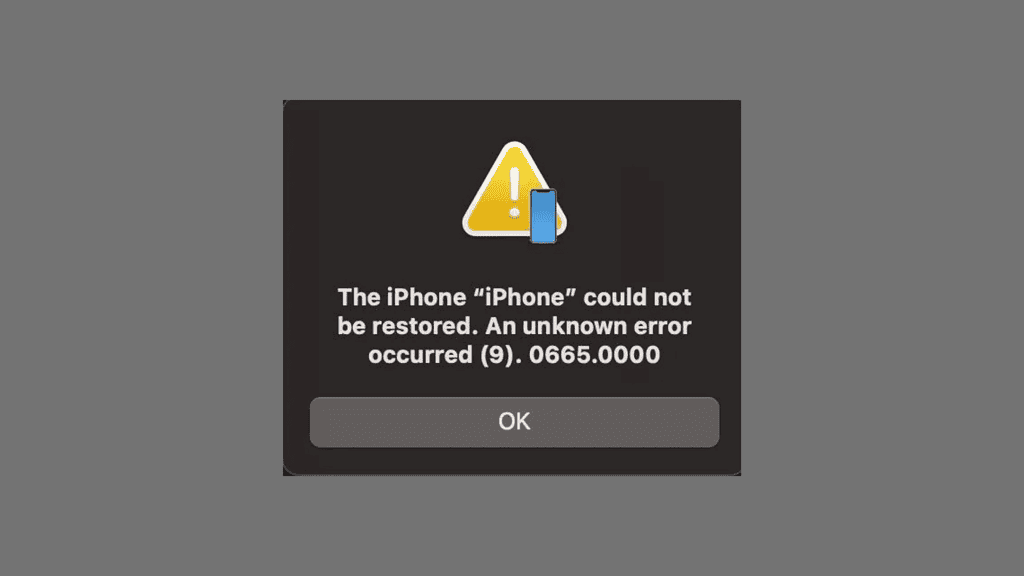 iPhone Error 9: How to Fix