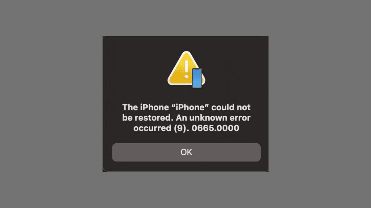 iPhone Error 9: How to Fix