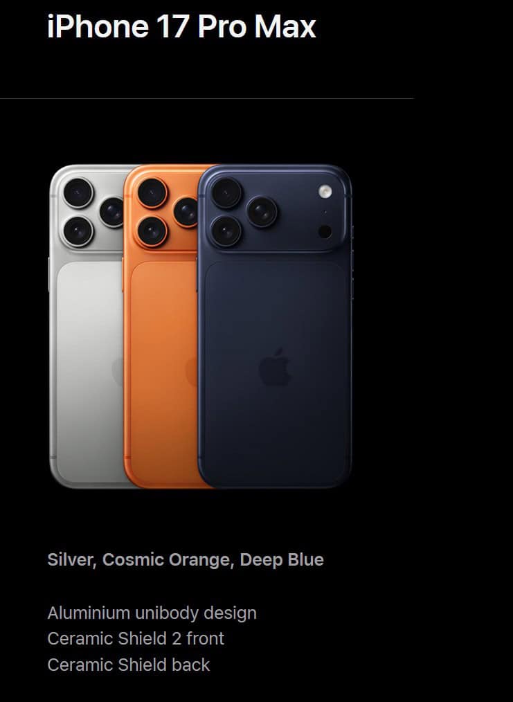 What is iPhone 17 Pro Max Battery Capacity