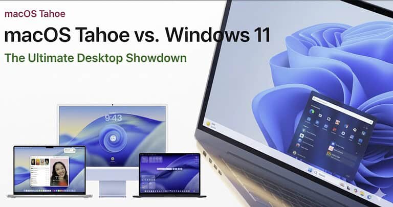 macOS Tahoe 26 vs Windows 11: Ultimate Desktop OS Showdown