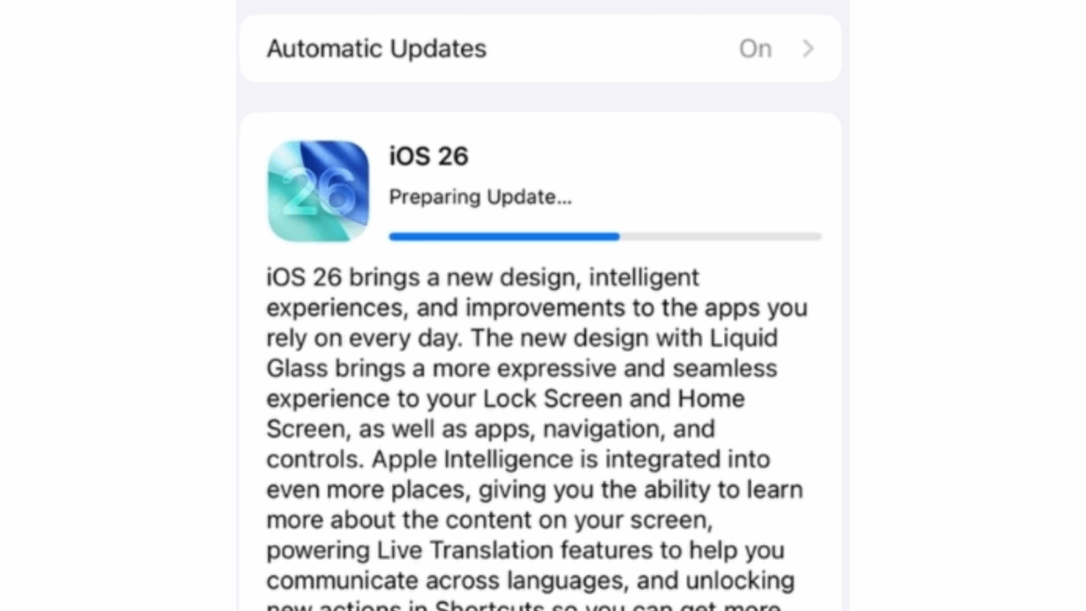 Fix: iPhone Stuck on “Preparing Update” on iOS 26