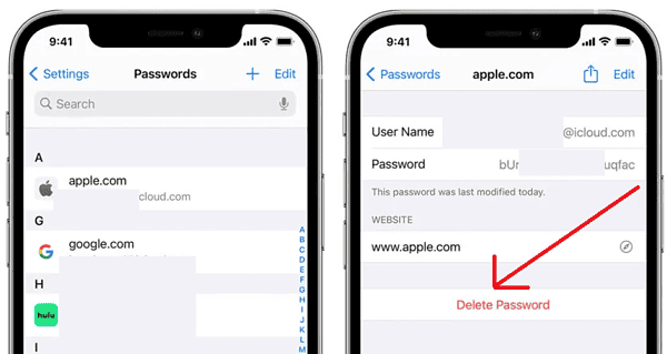 How to Delete Saved Passwords on iPhone or iPad