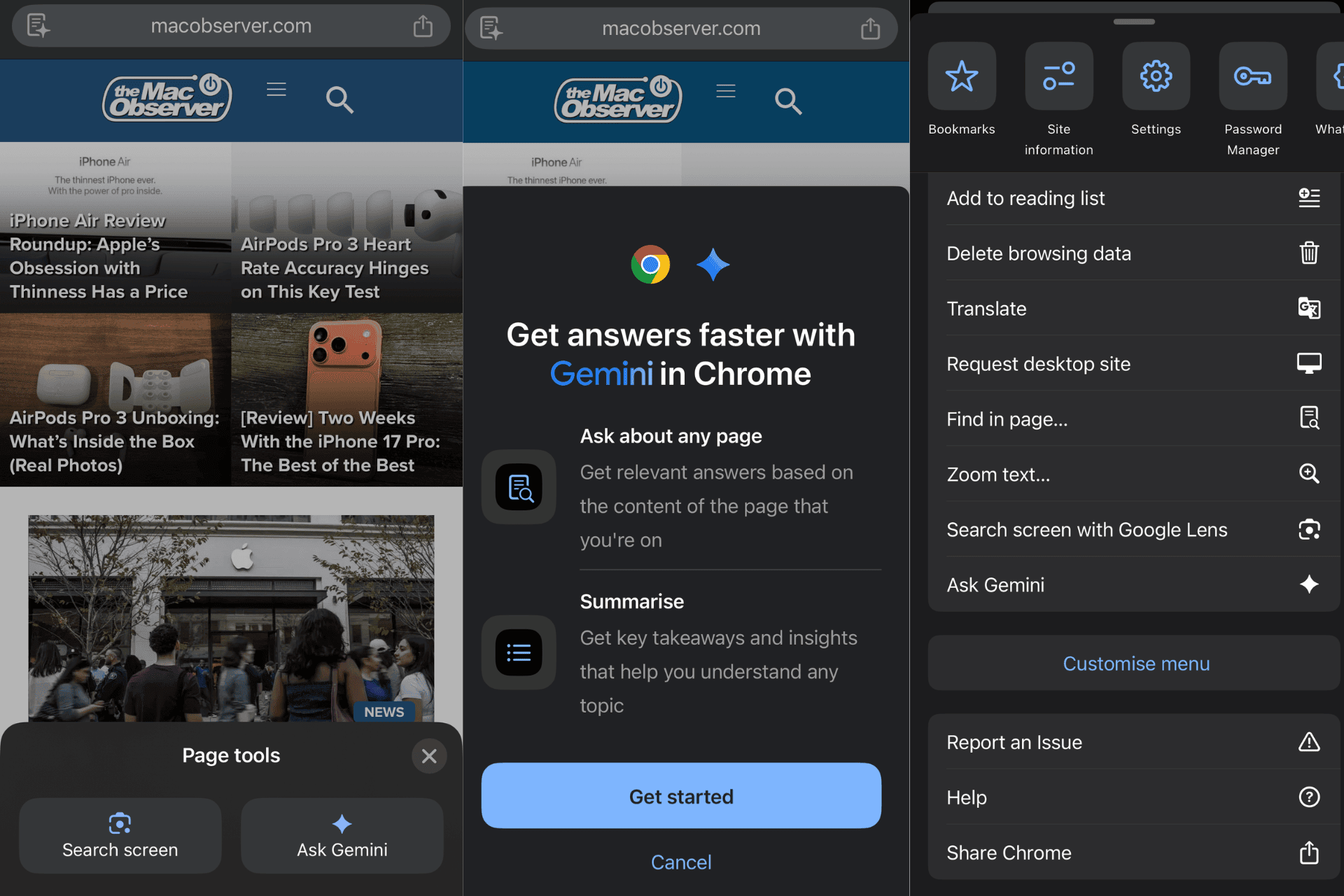 Gemini Arrives in Chrome for iOS: Hands-on but Not for Everyone