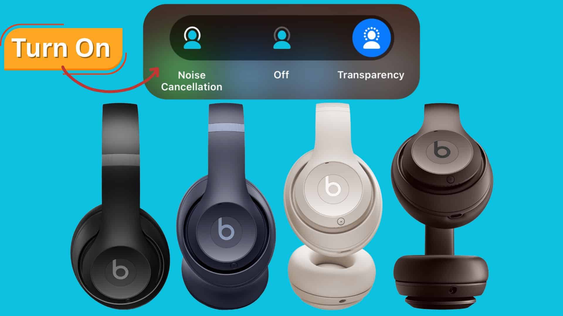 How to Turn On Noise Canceling on Beats Studio Pro