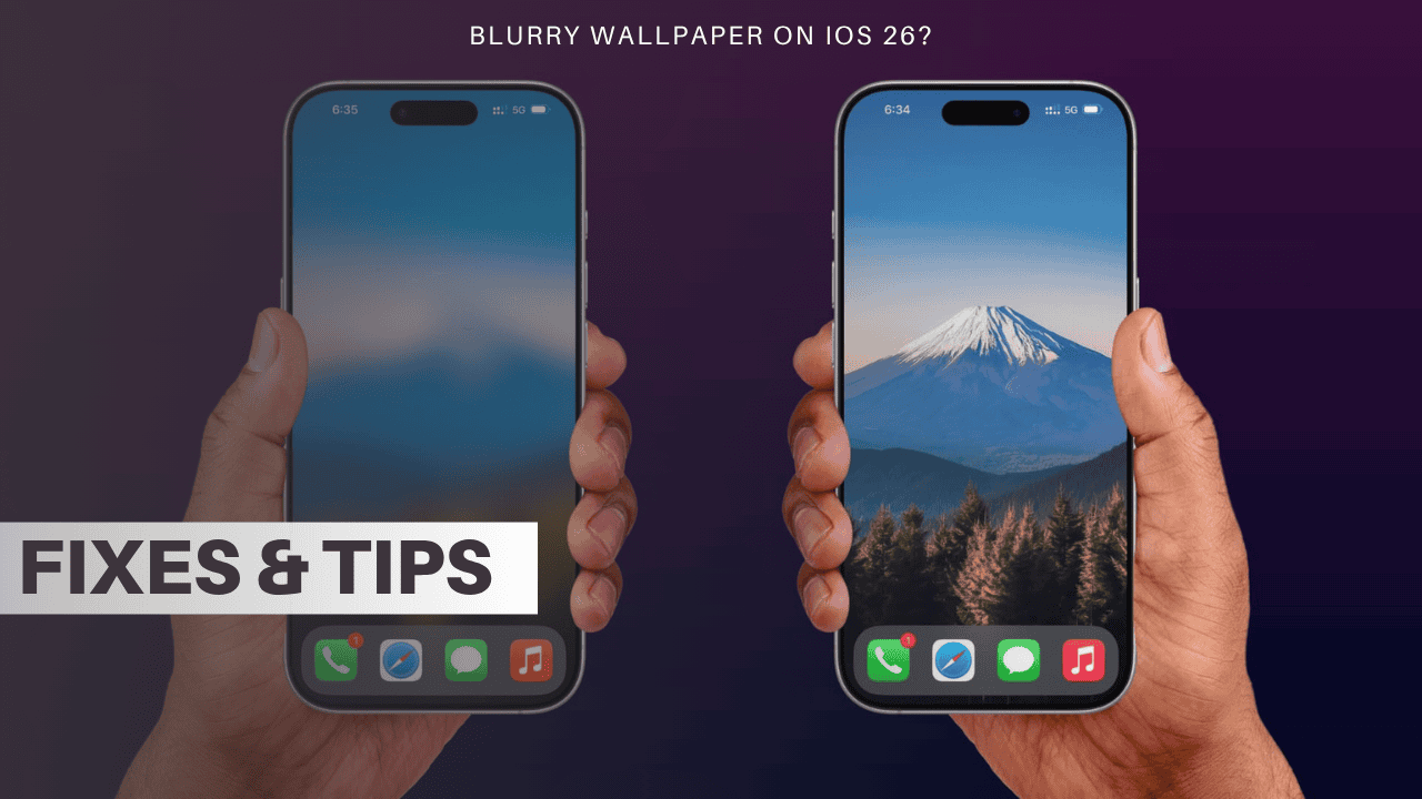 Why Is My Home Screen Wallpaper Blurry on iOS 26? Fixes & Tips