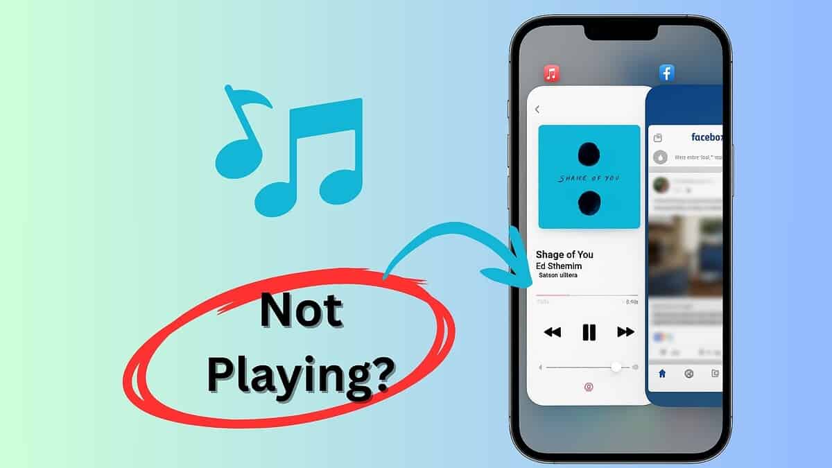 Fix: Music Stops When You Close Facebook on Your iPhone