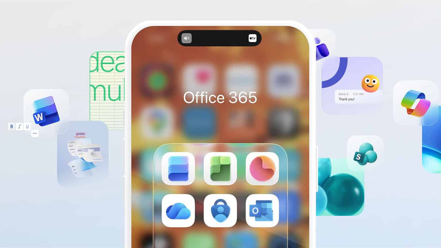 Microsoft’s Office 365 Icons looks like a Liquid Glass Makeover