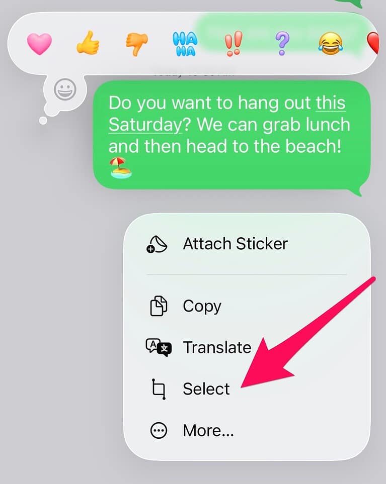 You Can Now Select Just Part of a Text Message to Copy in iOS 26