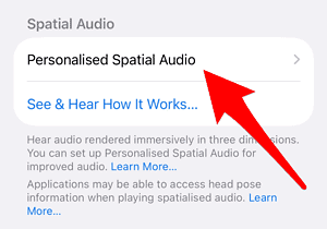 How to Turn Spatial Audio On and Off