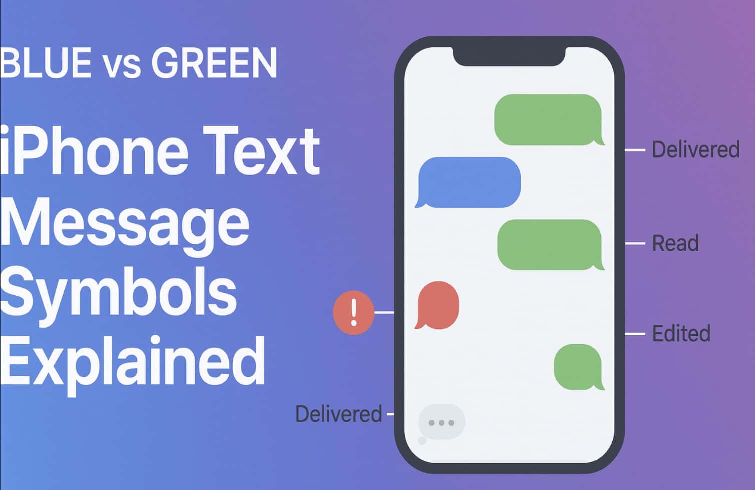 iPhone Text Message Symbols Meaning: What Every Icon, Label, and Bubble ...