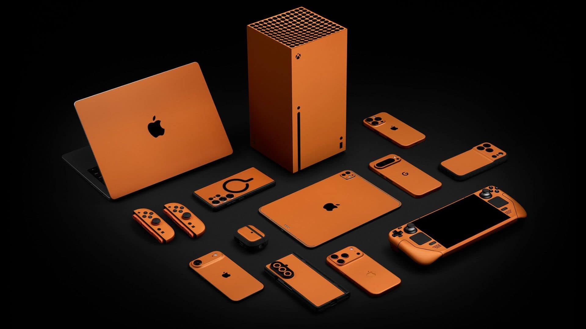 Dbrand lets you dress everything in Apple’s signature Cosmic Orange