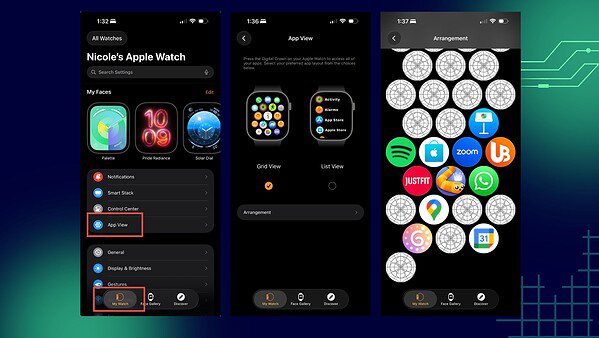 How to Change the App View on Apple Watch