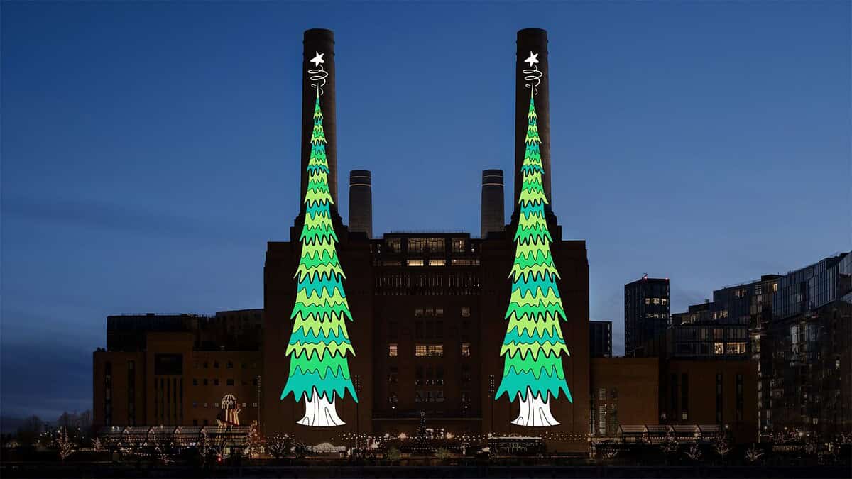 Apple Lights Up Battersea With Public-Created iPad Christmas Trees