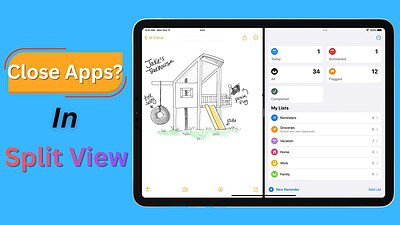 How to Close Apps in Split View Mode on an iPad & Mac