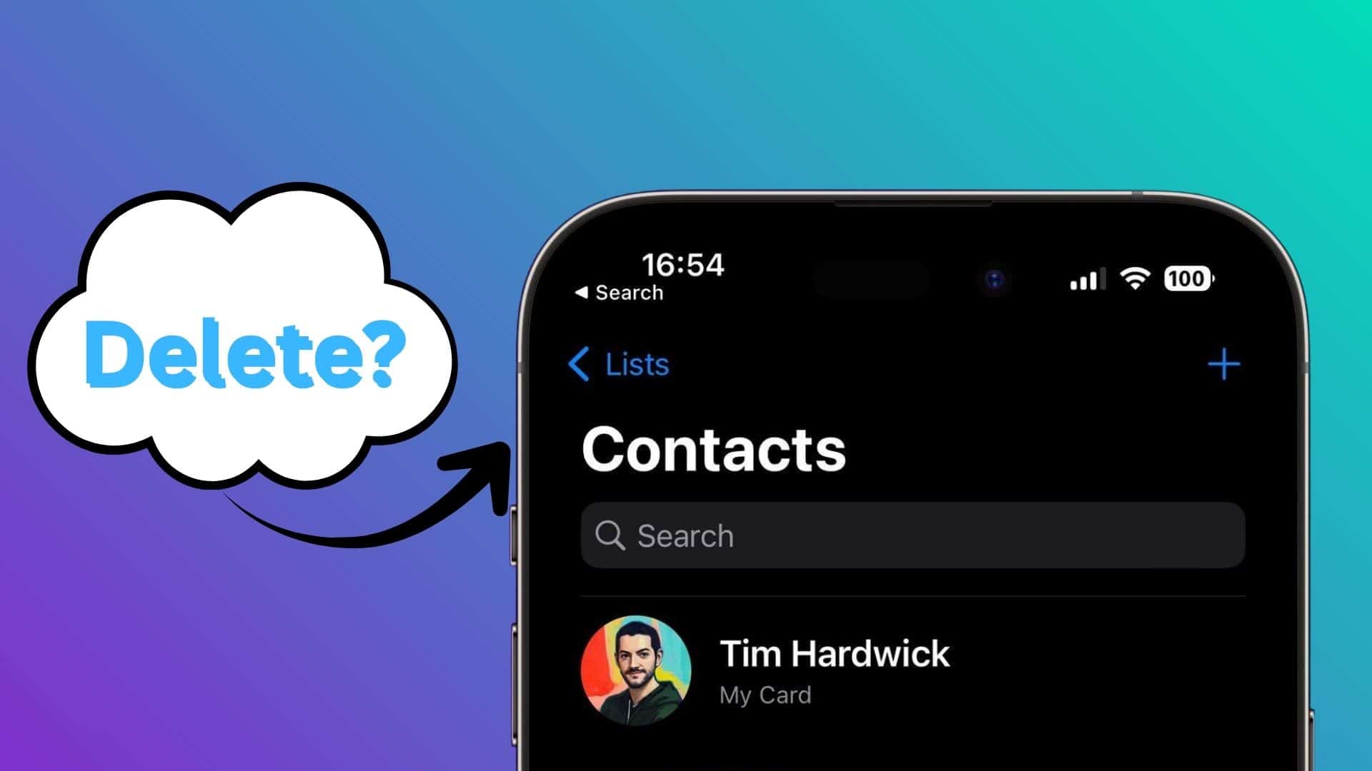 How to Delete Saved Contacts in iPhone on iOS 26