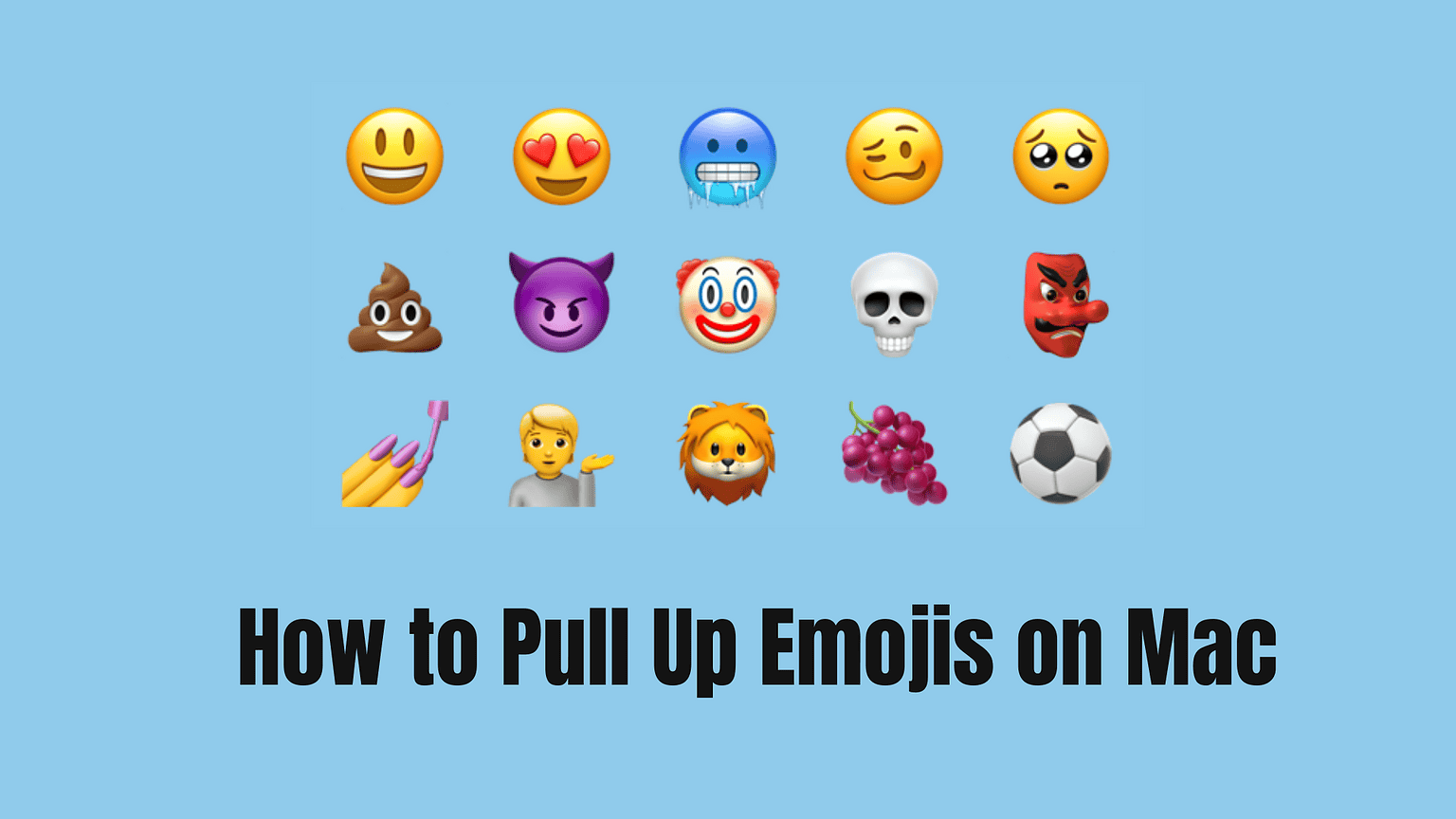 How to Pull Up Emojis on Mac