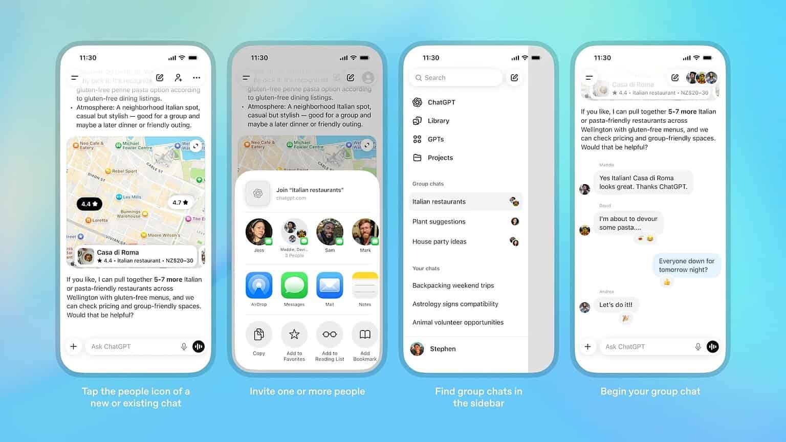 OpenAI Brings Group Chat Feature to ChatGPT Users Worldwide
