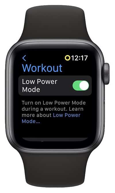 How to Turn on Low Power Mode on Apple Watch