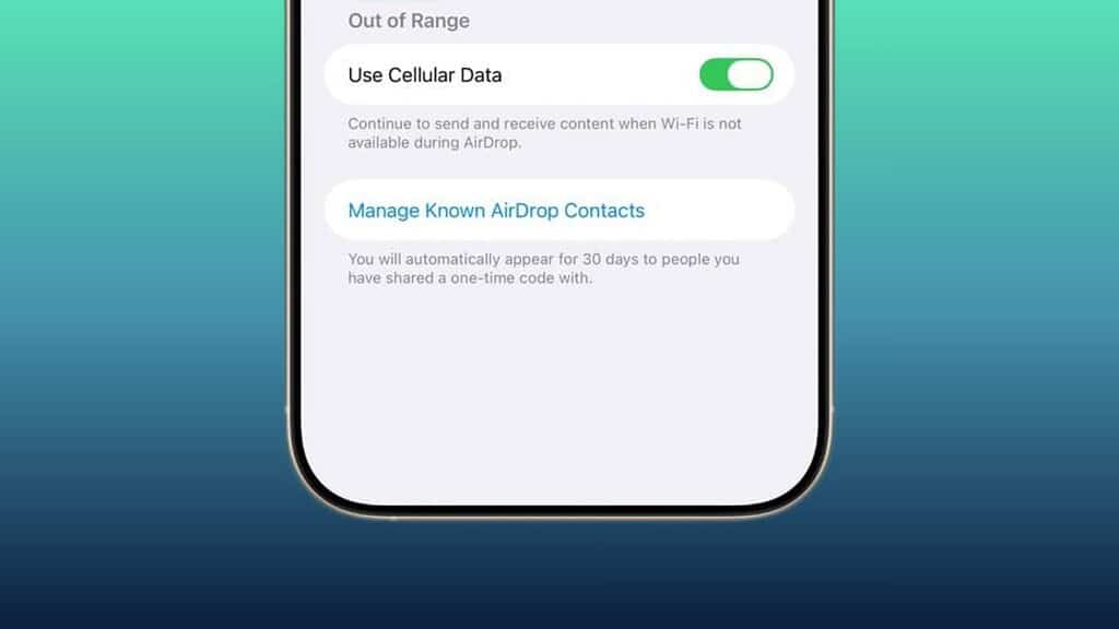 iOS 26.2 beta 3 brings new one-time AirDrop code for easy sharing