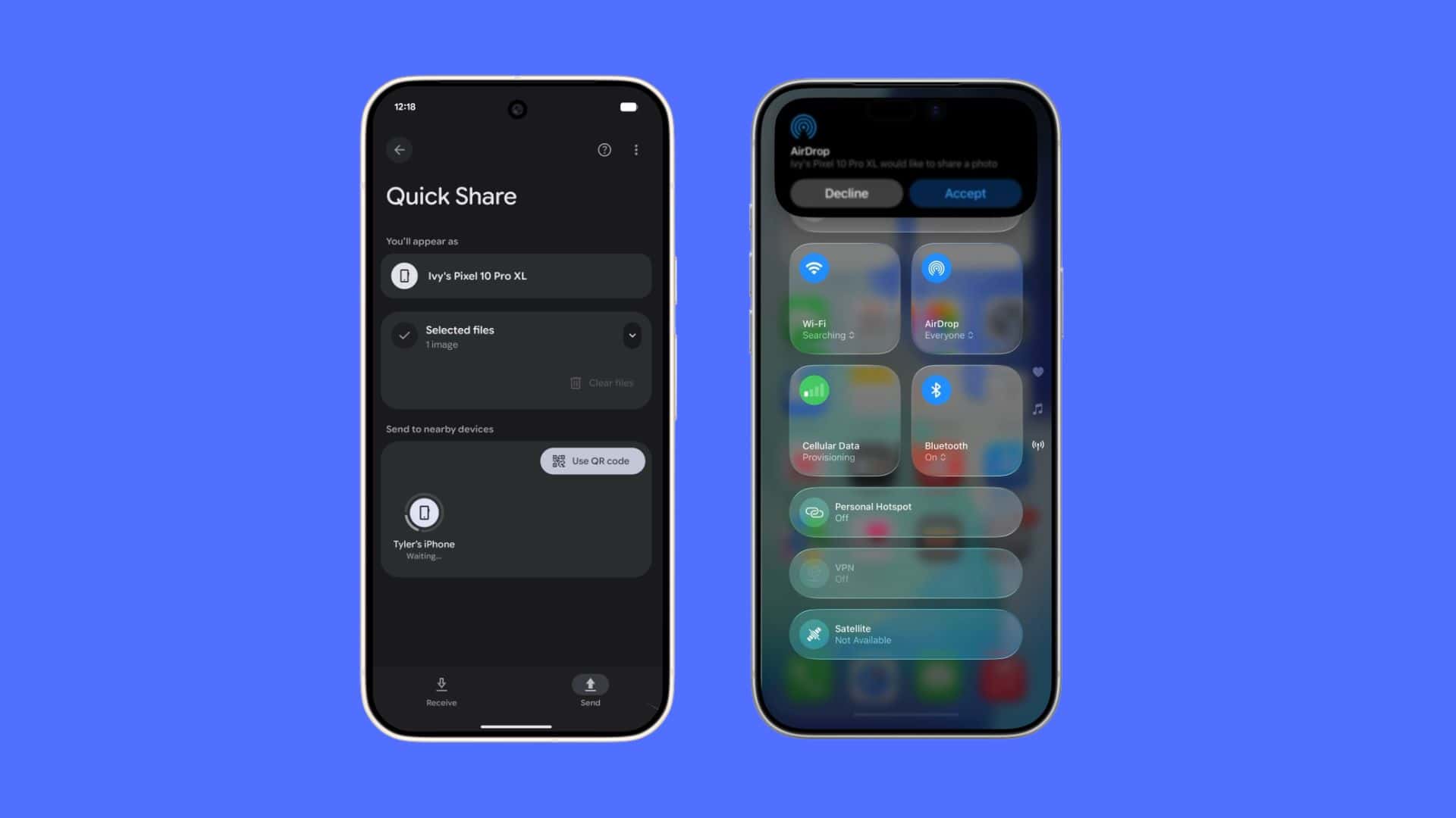 iPhone users can now use AirDrop with Pixel phones