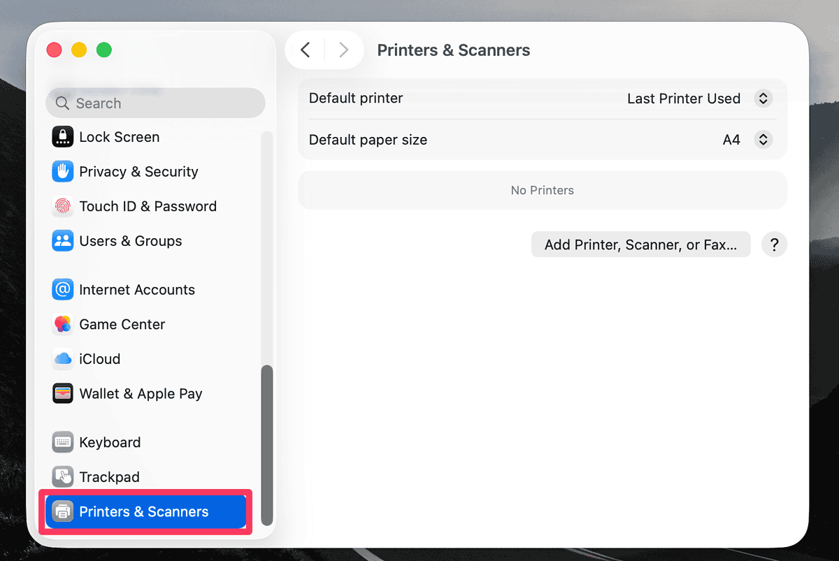 Fix: Printers Not Working macOS Tahoe