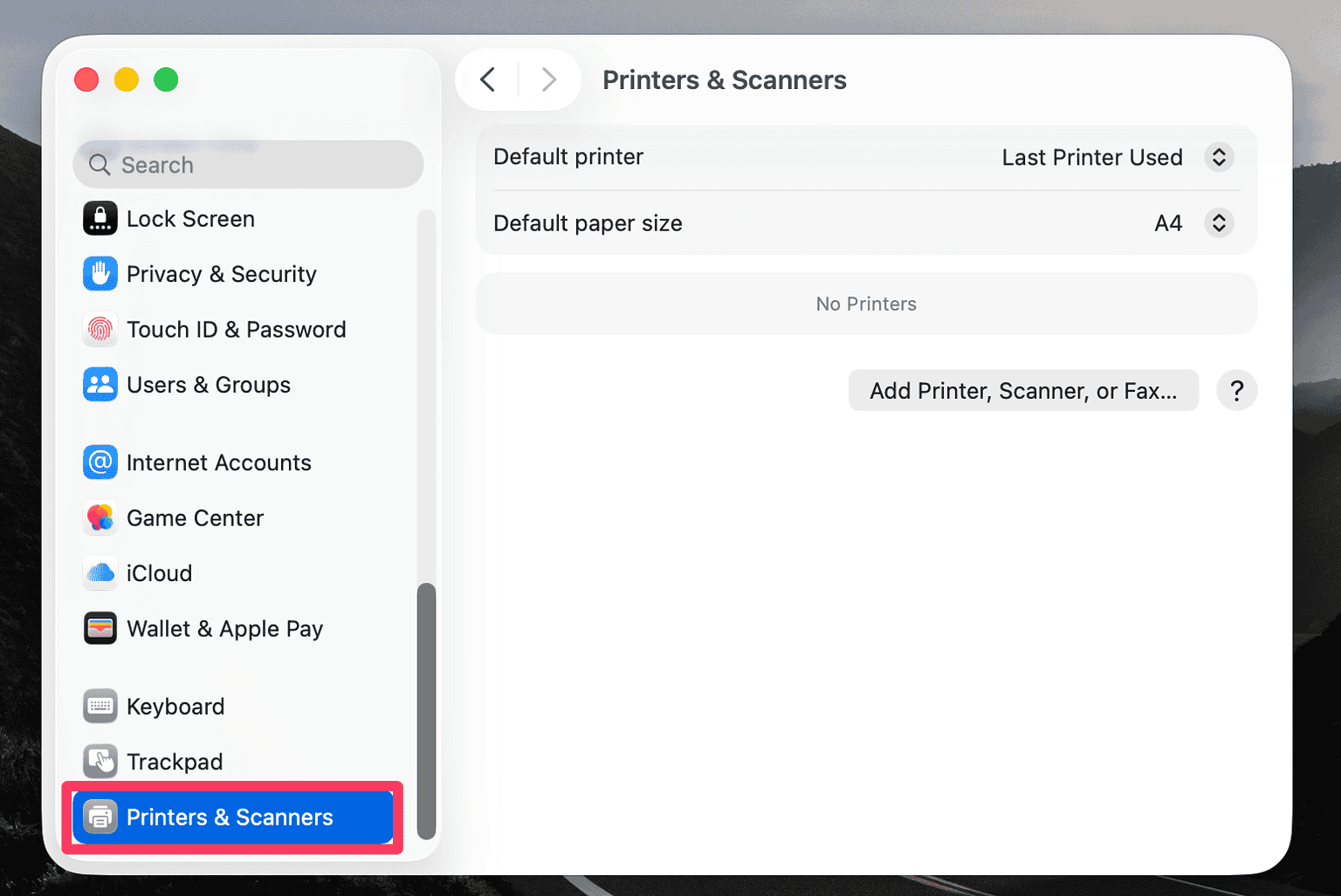 Fix: Printers Not Working macOS Tahoe