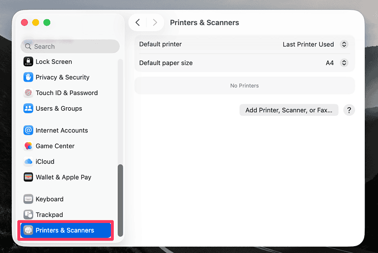 Fix: Printers Not Working macOS Tahoe