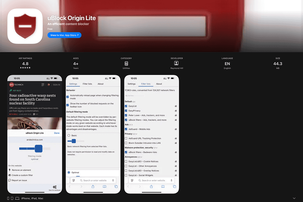 uBlock Origin for iOS: Quick setup guide