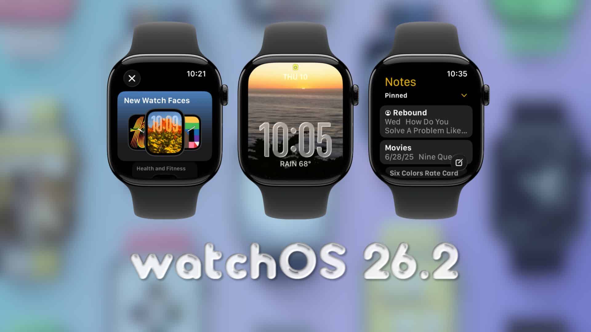 watchOS 26.2 uitgebracht met Sleep-verbeteringen en Music-app-fix