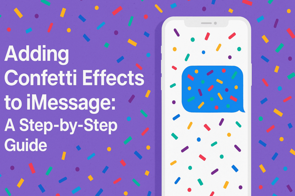Adding Confetti Effects to iMessage: A Step-by-Step Guide